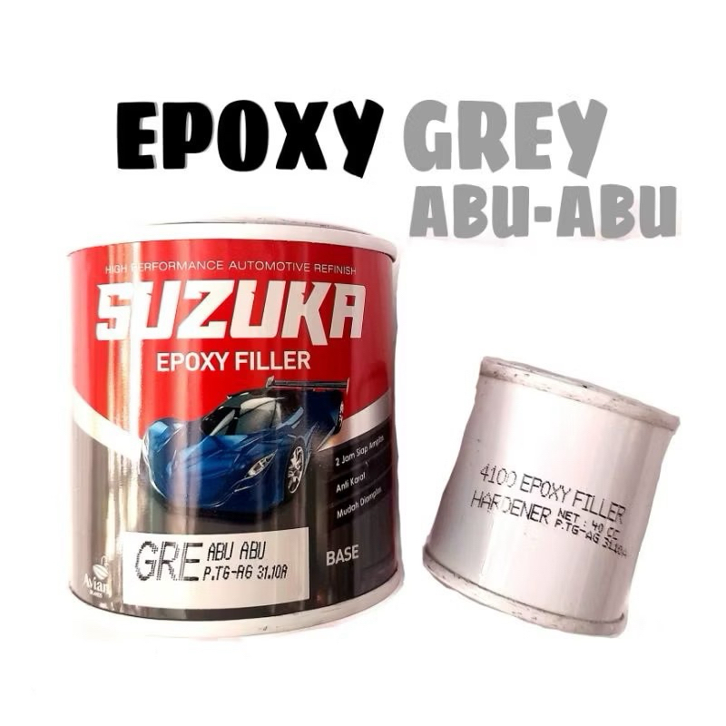 Jual Suzuka Epoxy Filler Grey 200ml Epoksi Abu-abu Poxy Abu Poksi ...