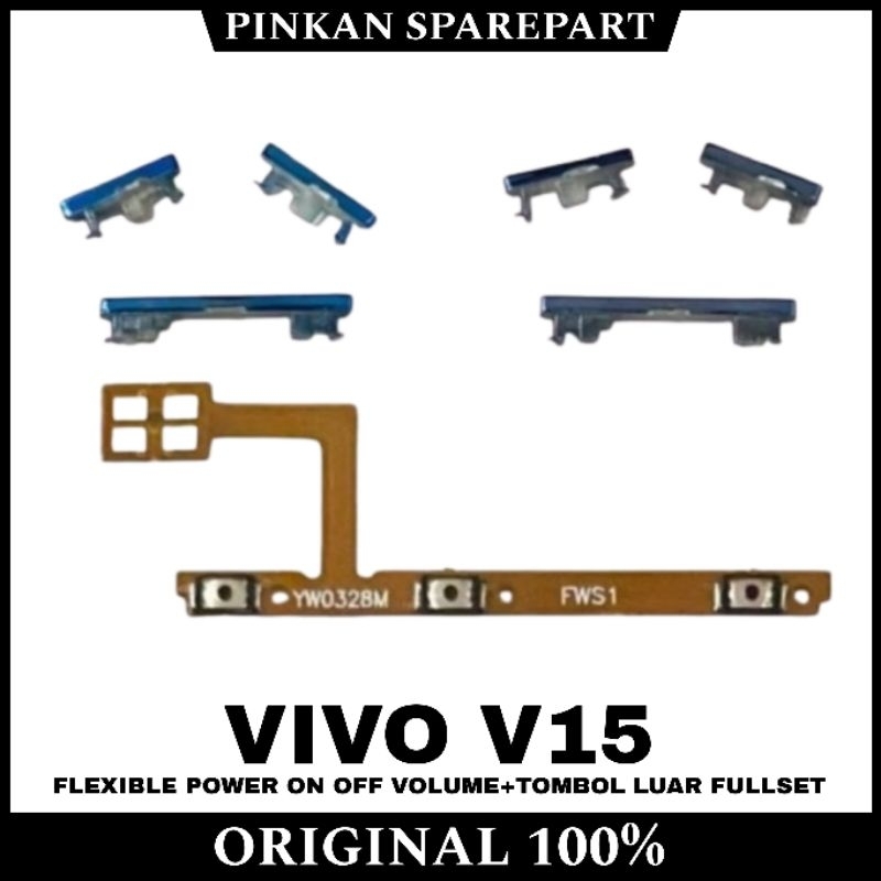 Jual Flexible On Off Volume + Tombol Luar Vivo V15 (FULSET LUAR DALAM) | Shopee Indonesia