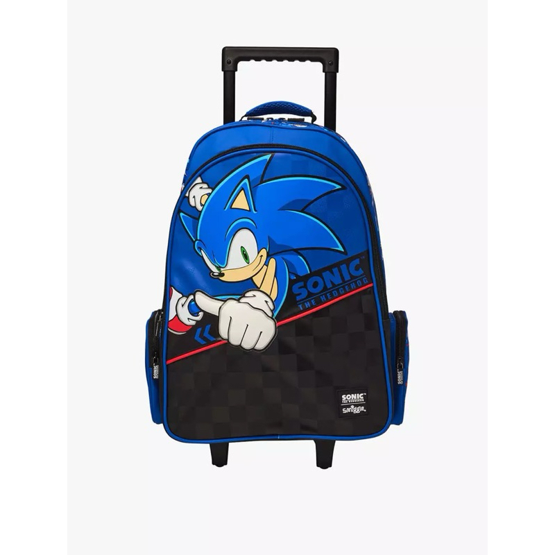 Jual Smiggle Sonic The Hedgehog Trolley Backpack/Tas smigglr trolley ...
