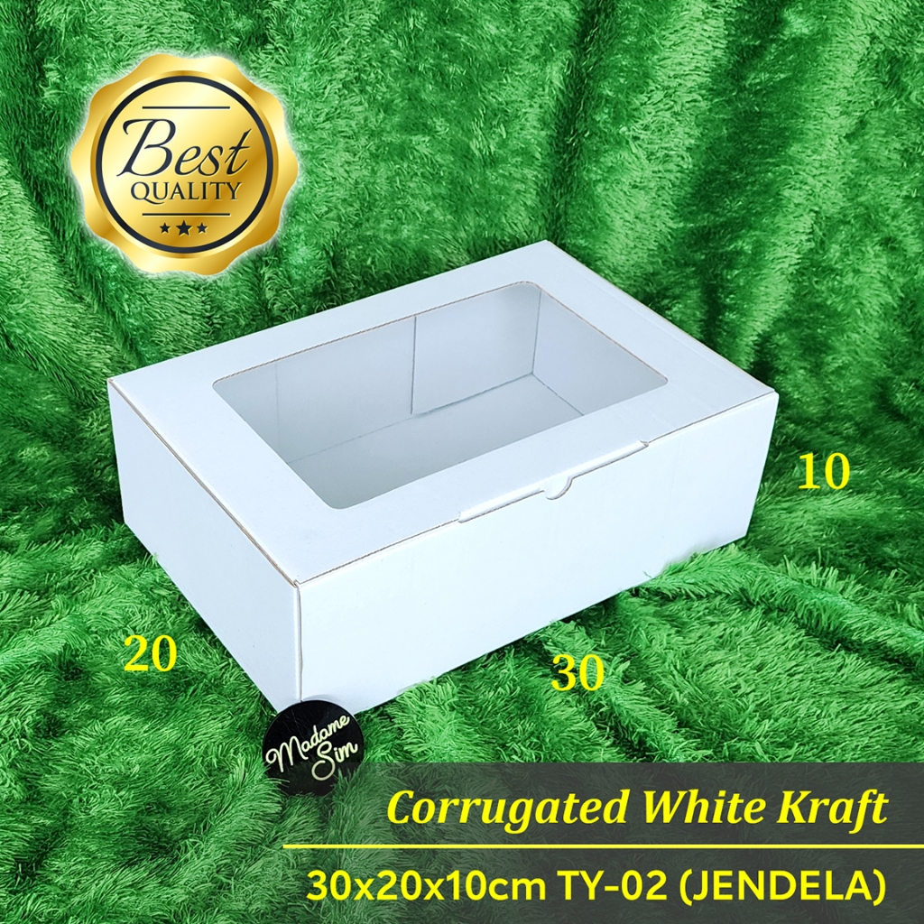 Jual BOX PACKING - KOTAK BAJU - DUS SEPATU 30x20x10 - JENDELA - TY02 ...