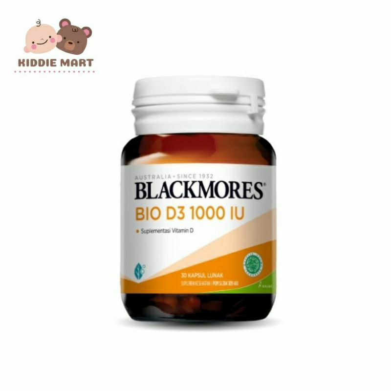 Jual Blackmores Bio D3 1000 IU Suplemen Vitamin D 30 tablet / 60 tablet ...