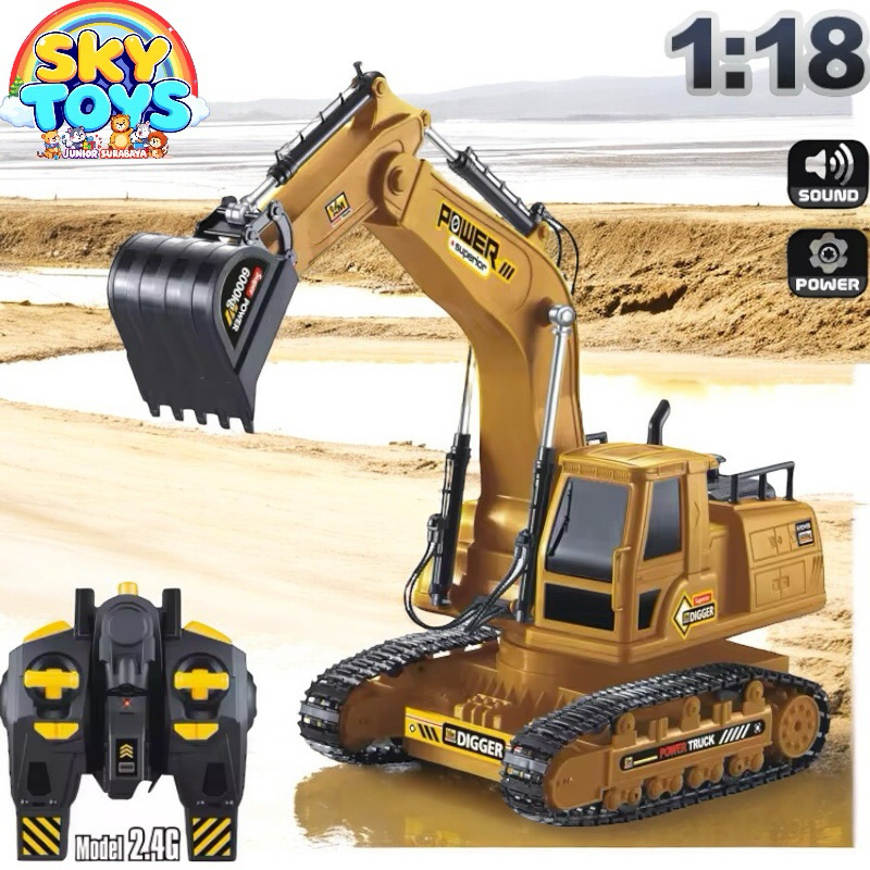 Jual Mobil Remote Control Evcavator 2.4Ghz rc truck bego Mobil keruk ...