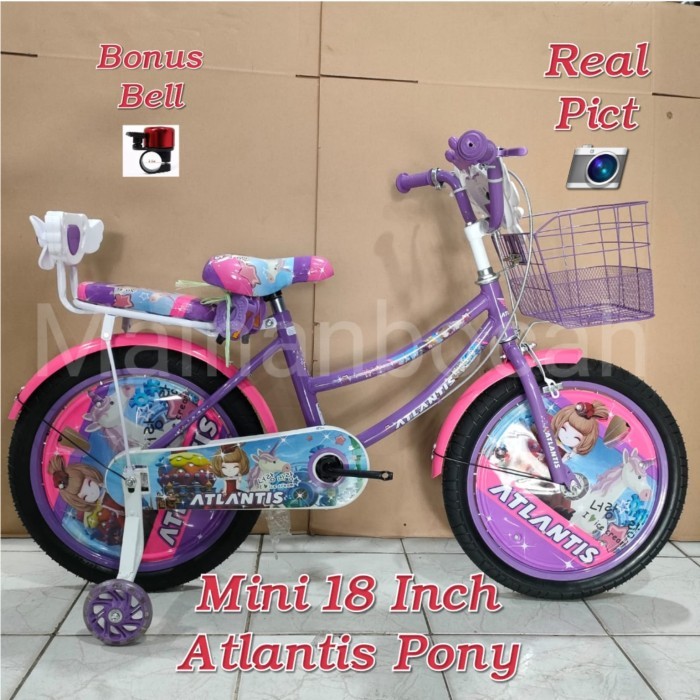 Jual SEPEDA UNTUK ANAK PEREMPUAN MINI 18 ATLANTIS PONY REAL PICT BY ...