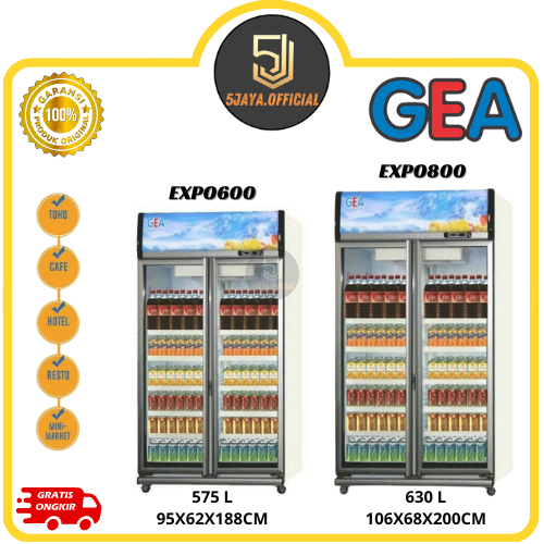 Jual Showcase GEA 2 Pintu - EXPO600/EXPO800 GEA | Shopee Indonesia
