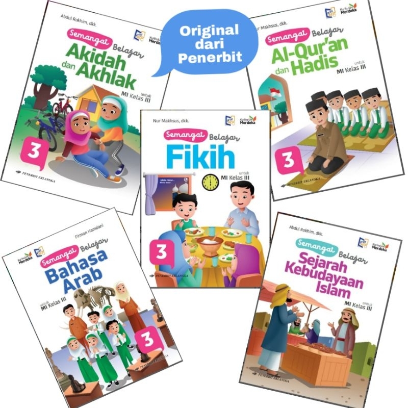 Jual Original Semangat Belajar Akidah Dan Akhlak Al-Qur'an Dan Hadis Fikih Bahasa Arab SK Islam ...