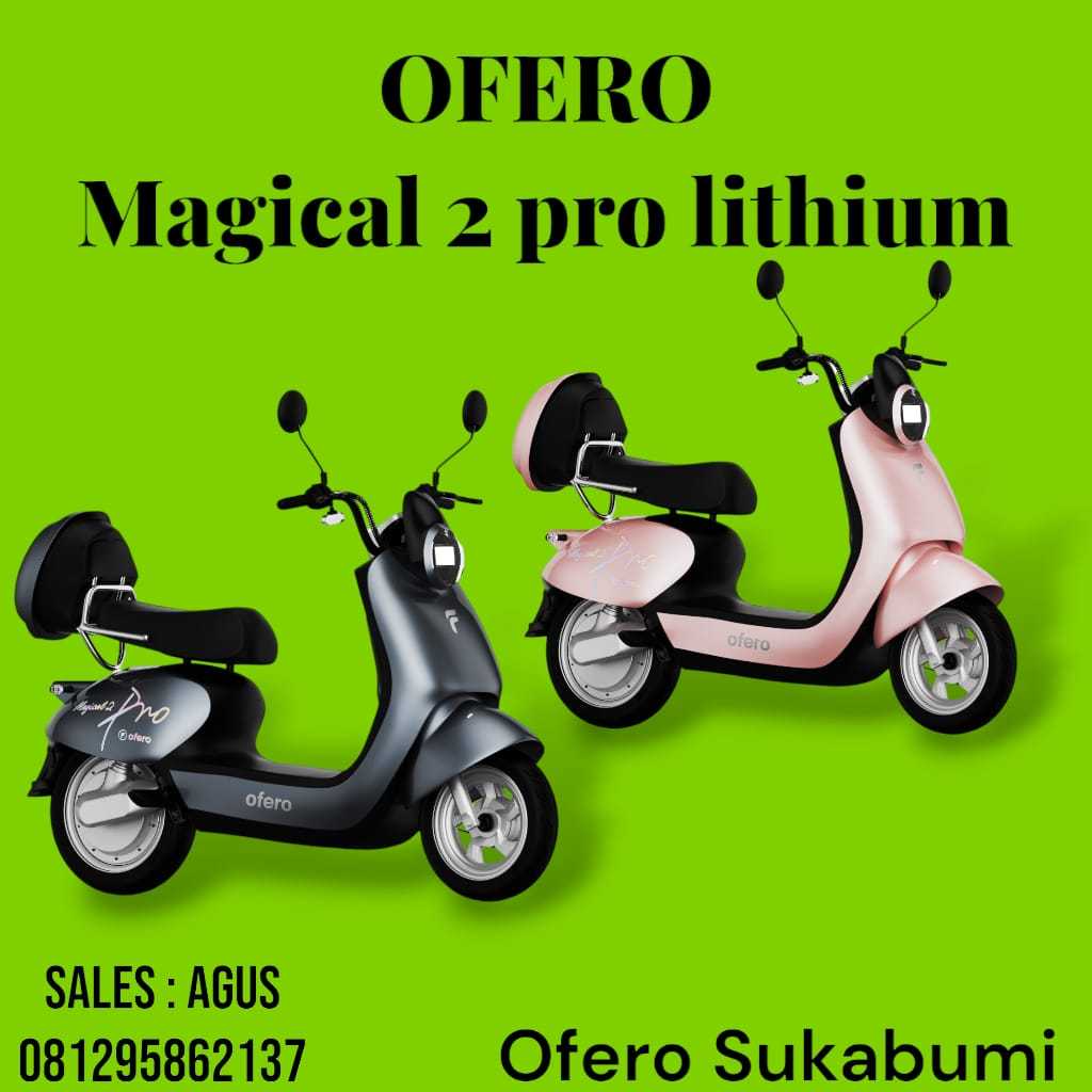 Jual Sepeda Listrik OFERO MAGICAL 2 PRO LITHIUM | Shopee Indonesia