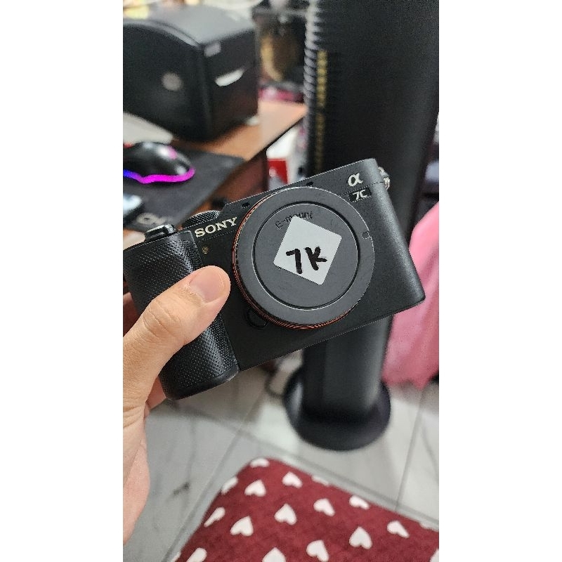 Jual Sony A7C Sc 7k Like New Fullset box | Shopee Indonesia