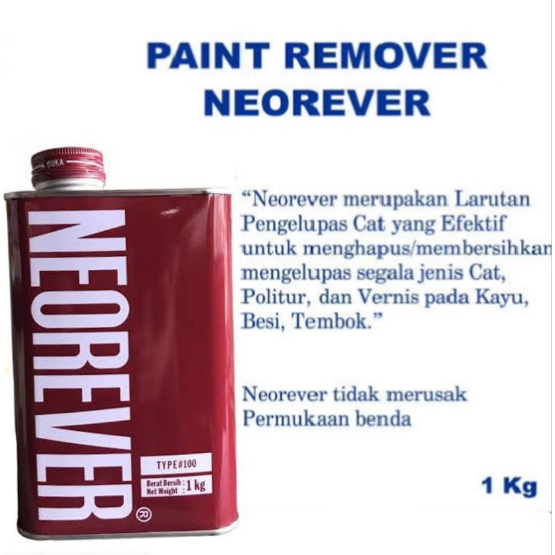 Jual Perontok Cat Remover Neorever Cairan Pembersih Cat Besi Tembok ...