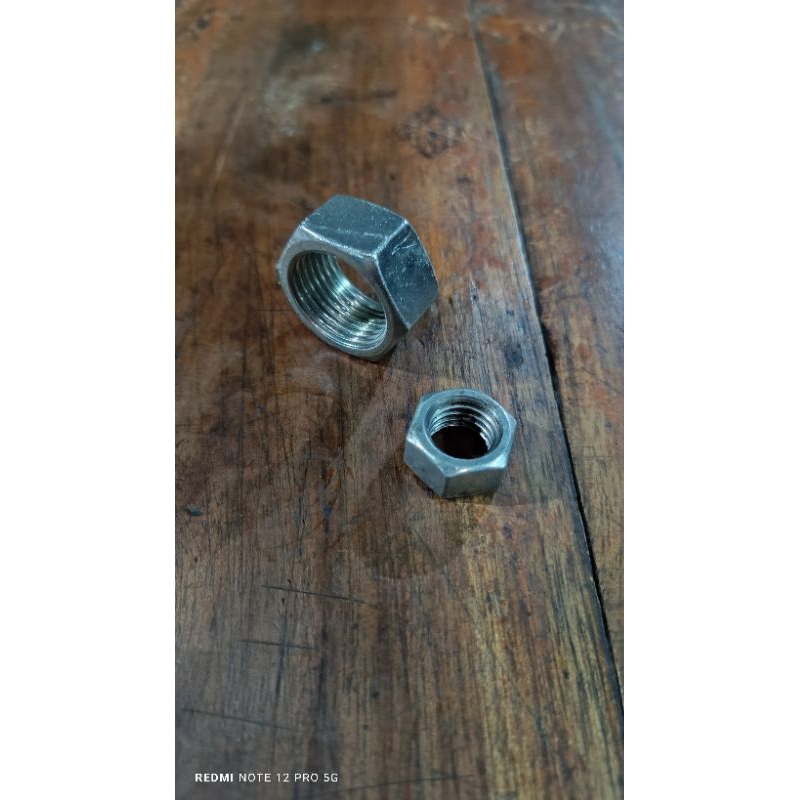 Jual Mur Baut As Pompa Air SU 50 Mur Spiral Besi | Shopee Indonesia