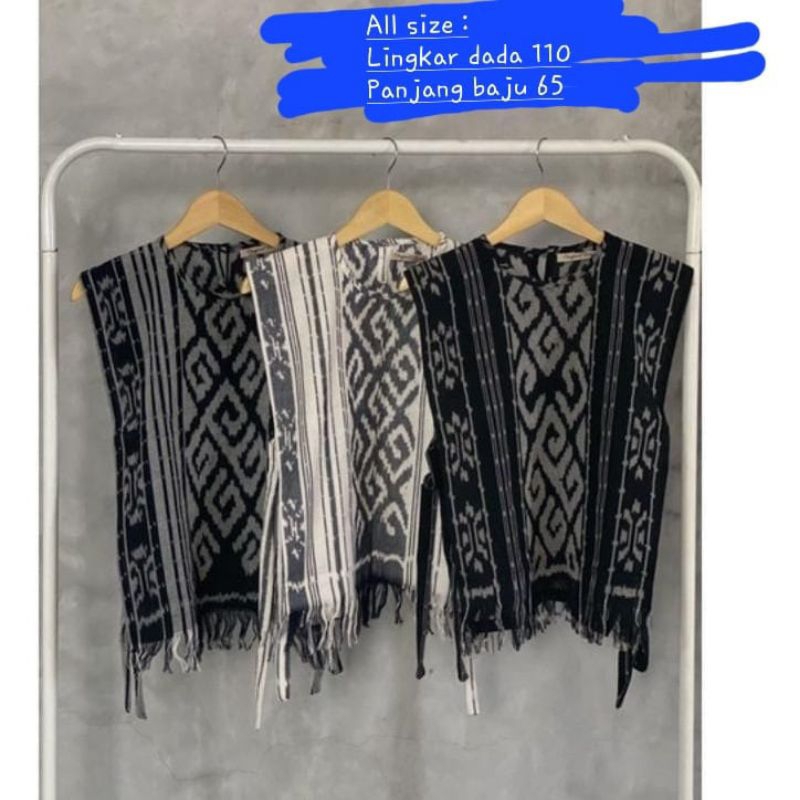 Jual READY STOK ️ATASAN ROMPI VEST TENUN PENDEK ️ TORA VEST TENUN ...