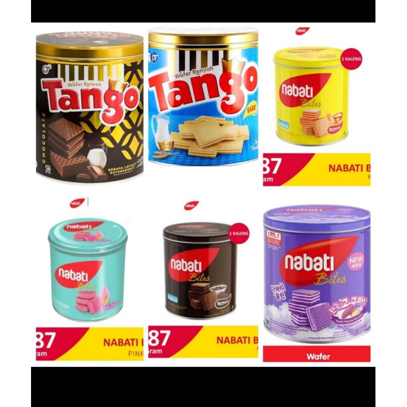 Jual Tango / Nabati / Mayasi Crepes kaleng | Shopee Indonesia