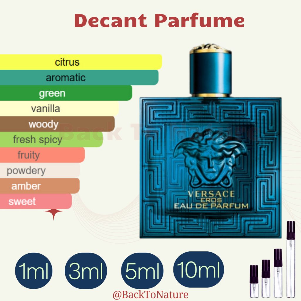 Jual Decant - Versace Eros EDP | Shopee Indonesia