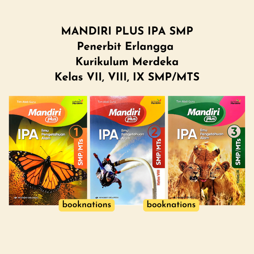 Jual Buku Soal MANDIRI PLUS IPA SMP KELAS 7 8 9 Kurikulum Merdeka ...