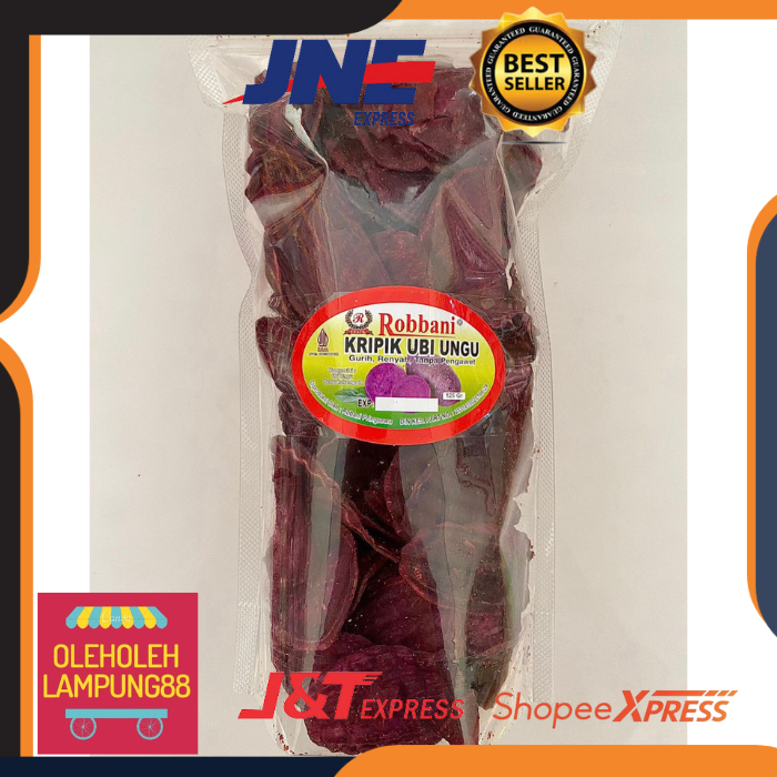 Jual Keripik Ubi Ungu Robbani Kemasan 125Gr Keripik Mantang Ungu ...