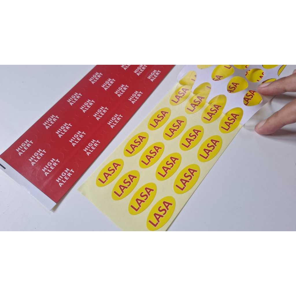 Jual Stiker Label Apotek, Stiker Lasa Stiker High Alert, Stiker Apotek ...