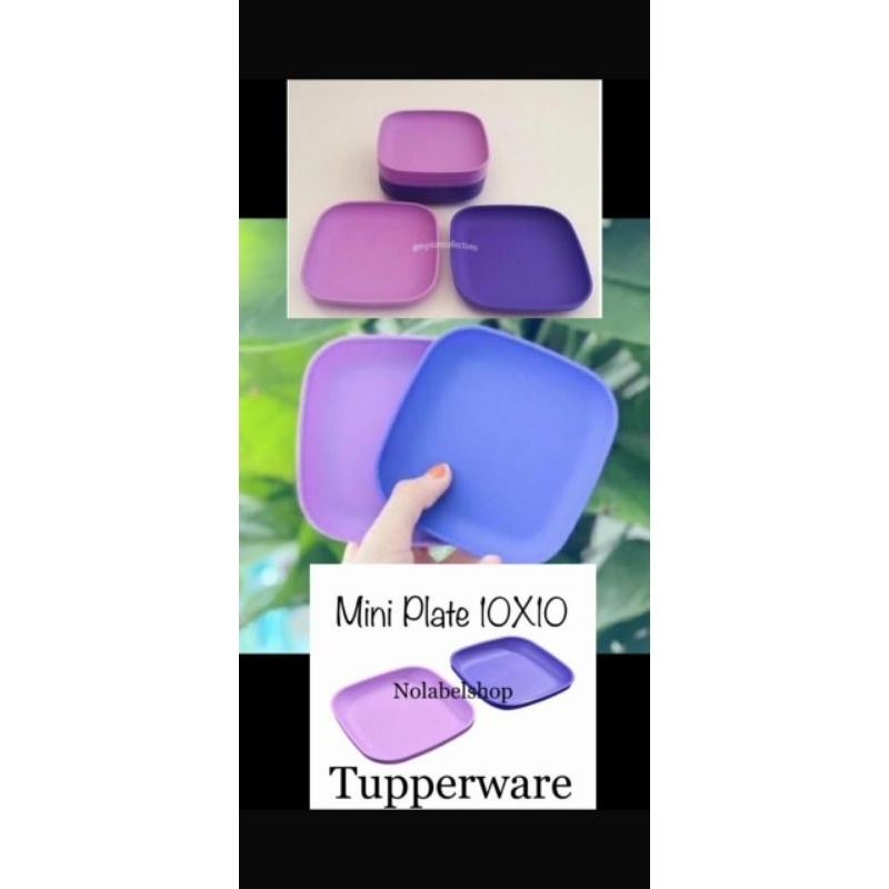 Jual mini stacking plate tupperware | Shopee Indonesia