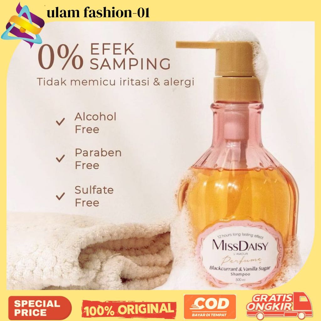 Jual MISS DAISY | Blackcurrant & Vanilla Sugar | Anti Ketombe Basah Berminyak Lepek | French ...