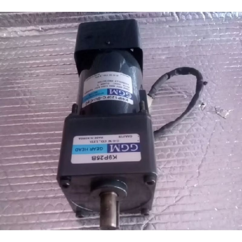 Jual AC motor Gearbox 220v - 120 w 100 Rpm Max- Ratio 1:25 | Shopee ...
