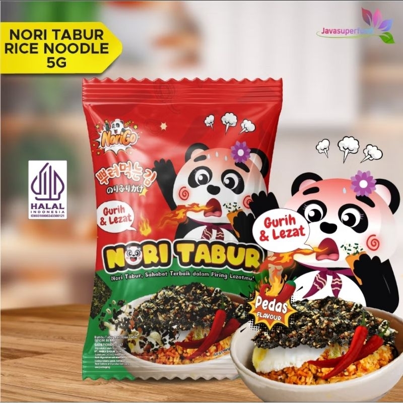 Jual Nori Tabur Rice Noodle 5g java super food | Shopee Indonesia
