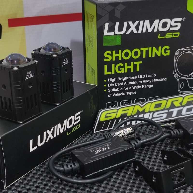 Jual LUXIMOS Lampu Tembak Sorot Laser 20W Mini Shooting Light Devil Eye ...
