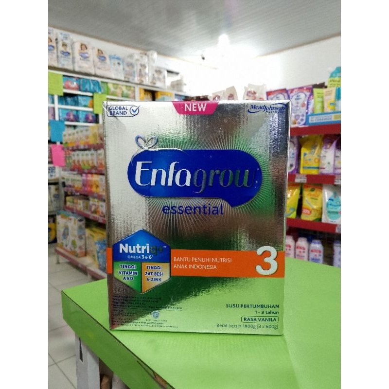 Jual Enfagrow A+ 3 Essential Susu Formula Box - 1800 g (6x1800g ...