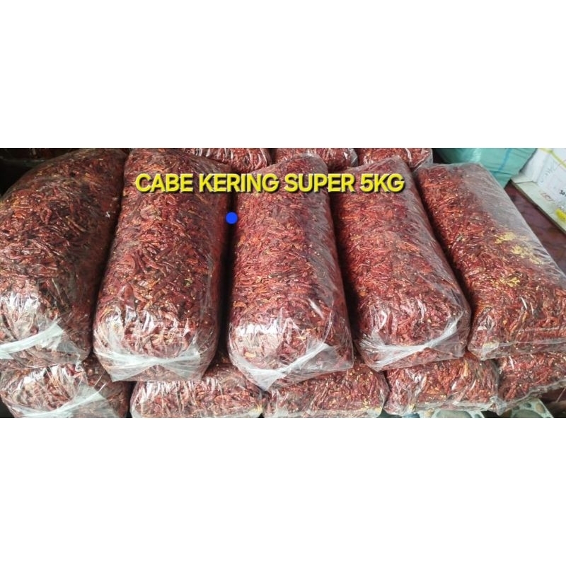 Jual Cabe kering teja / Cabe japlak super merah,bersih tanpa tangkai ...