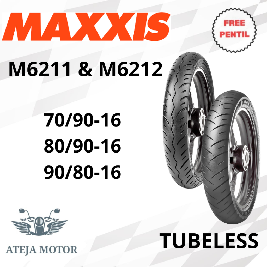 Jual Ban Ring 16 Ban Maxxis M6211 M6212 70/90-16 80/90-16 90/80-16 Ban ...