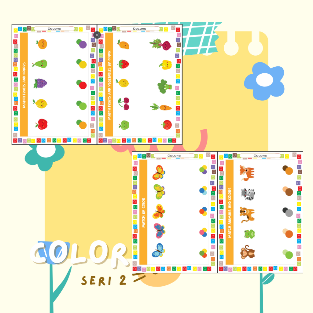 Jual BELAJAR MEWARNAI-WORKSHEET COLORING-UNTUK ANAK TK, PAUD-BELAJAR ...