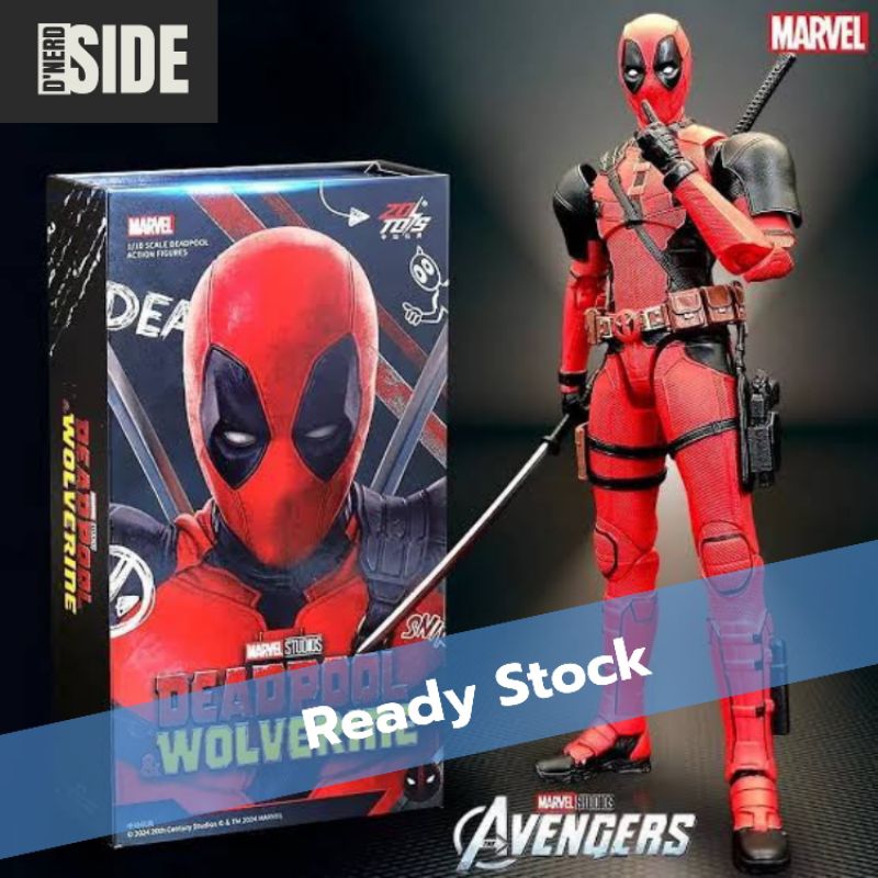 Jual ZD Toys Deadpool and Wolverine Deadpool 1/10 Scale Collectible Figure | Shopee Indonesia