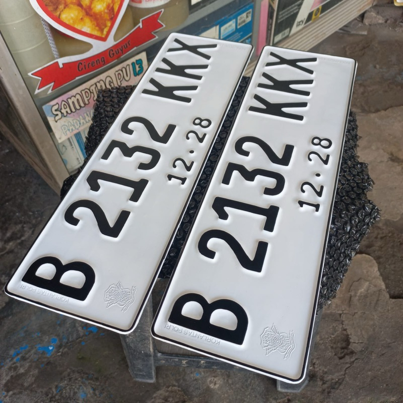 Jual Plat nomor mobil mirip ori | Shopee Indonesia