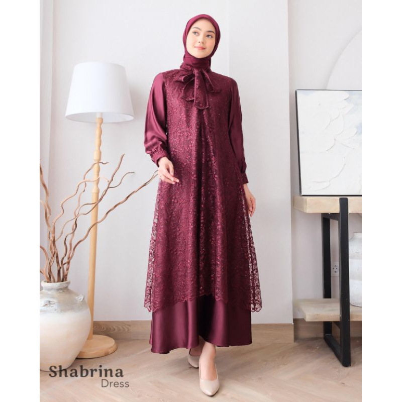 Jual GAMIS SABRINA DRES HAMIDA TWIL ARABIA SILKY BURKAT PREMIUM//GAMIS ...