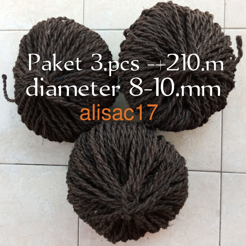 Jual Tali Ijuk Aren Super 210 Meter Tali Ijuk Asli Pengikat Gazebo Tali ...