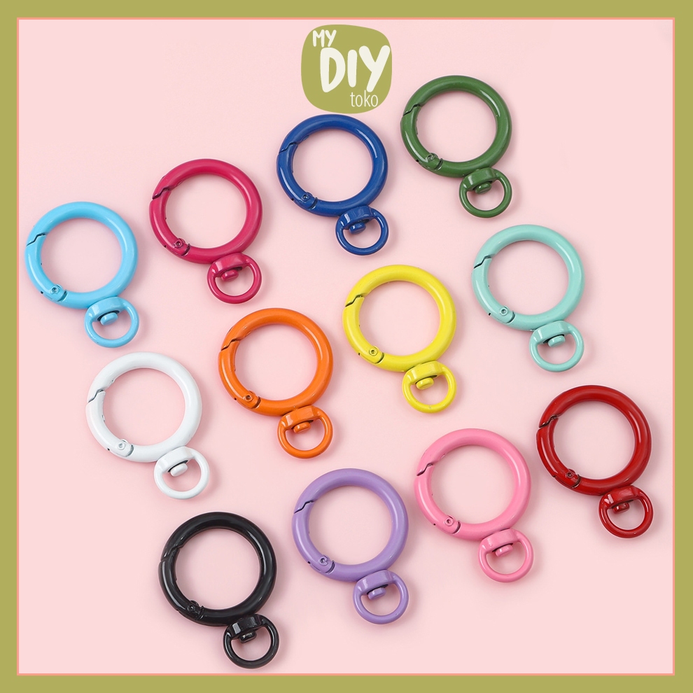 Jual DIY aksesoris Klip Kait Gantungan Kunci Model Lobster CIRCLE ...