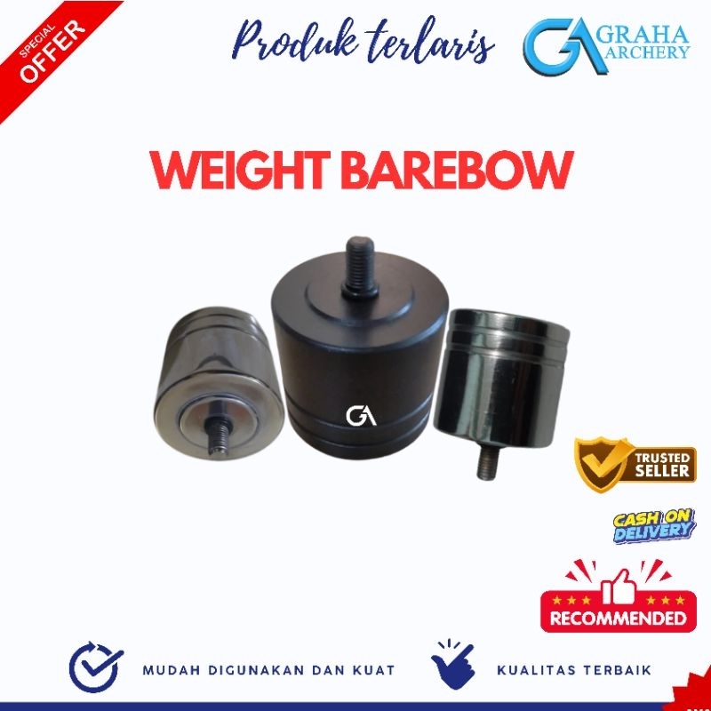 Jual WEIGHT BAREBOW 200 300 400 500 600 700 GRAM PEMBERAT BUSUR PANAHAN ...