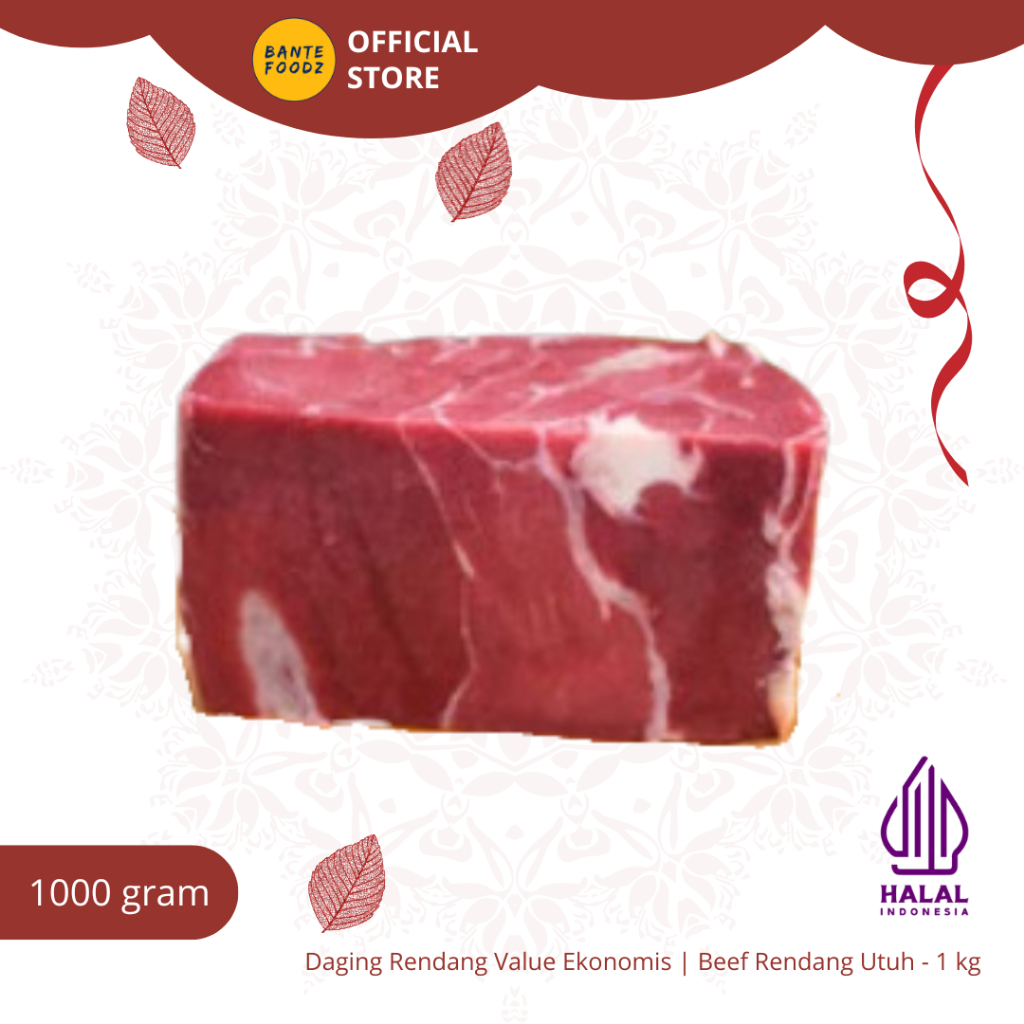 Jual Daging Rendang Value Ekonomis Utuh Frozen Best Seller 1Kg | Shopee ...