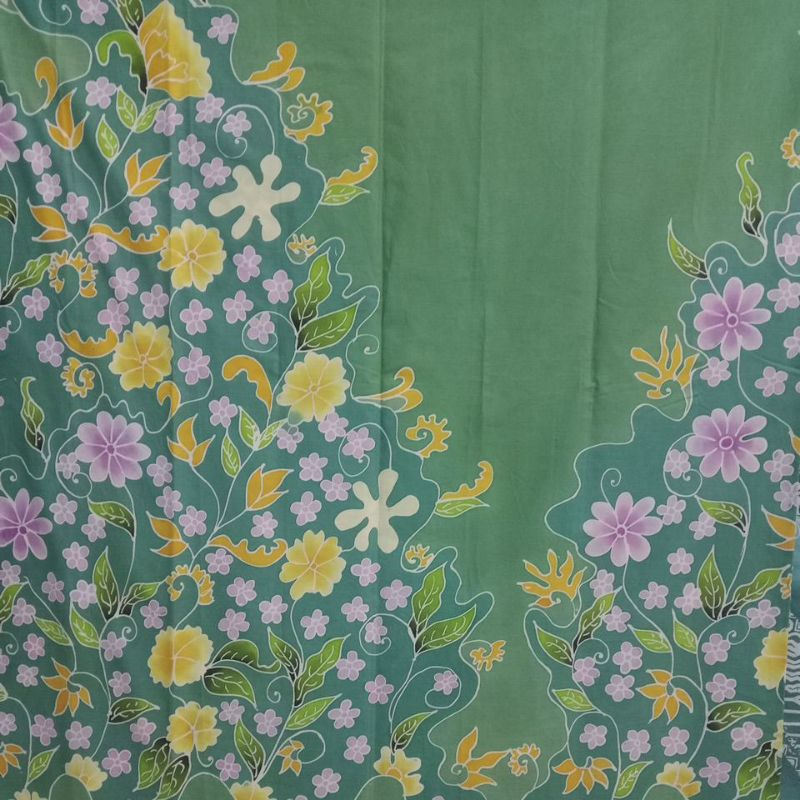 Jual batik tulis khas jember kombinasi daun dan bunga | Shopee Indonesia