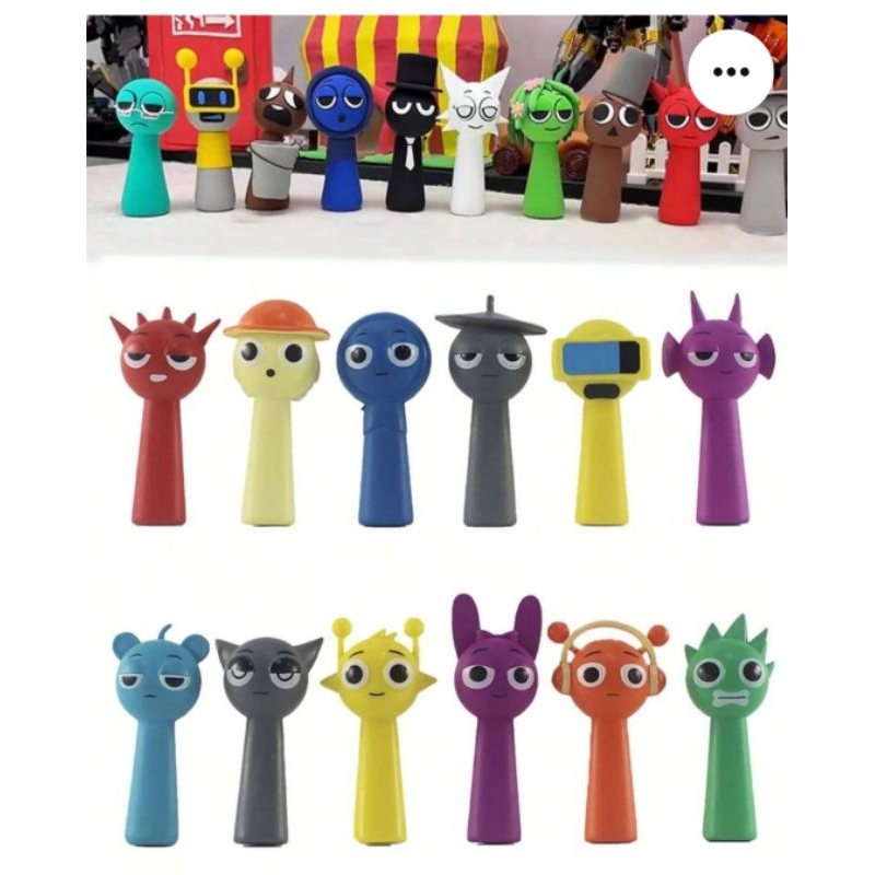 Jual Action Figure Sprunki Mainan Lucu Sprunky Games Horor | Shopee ...