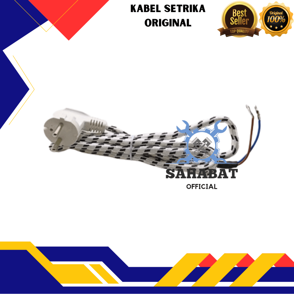 Jual KABEL SETRIKA UNIVERSAL PANJANG 1,8 METER | Shopee Indonesia