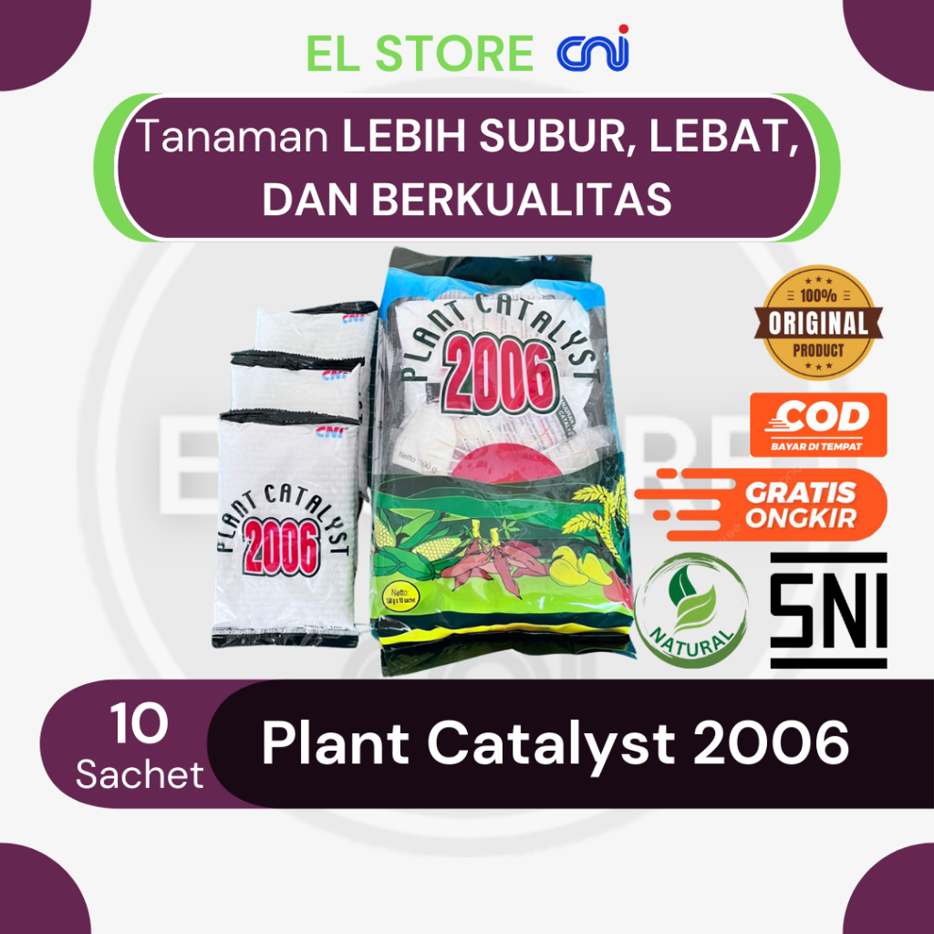 Jual CNI Plant Catalyst 2006 1000g (10 Sachet @ 100 gram) Pupuk Lengkap ...