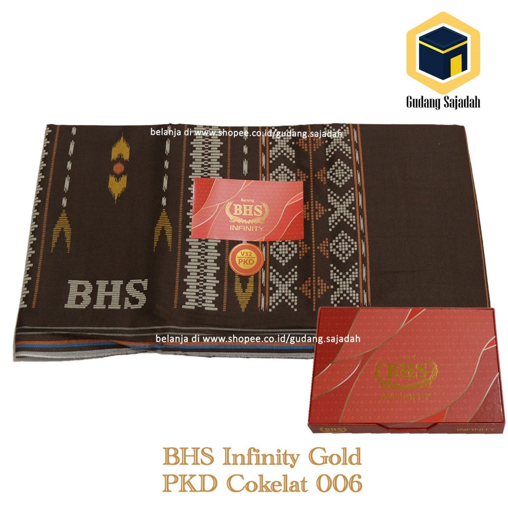 Jual Sarung BHS INFINITY GOLD Ukuran Dewasa Sarung Pria | Shopee Indonesia