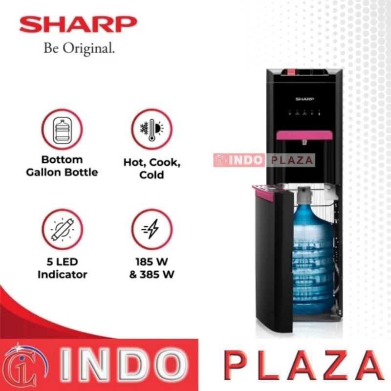 Jual DISPENSER GALON BAWAH SHARP SWD-66EHL-BP/BS Pendinginan Kompresor | Shopee Indonesia