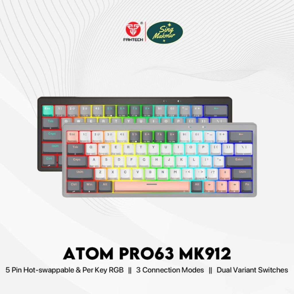 Jual Fantech ATOM PRO SERIES Wireless Keyboard Mechanical Gaming ...