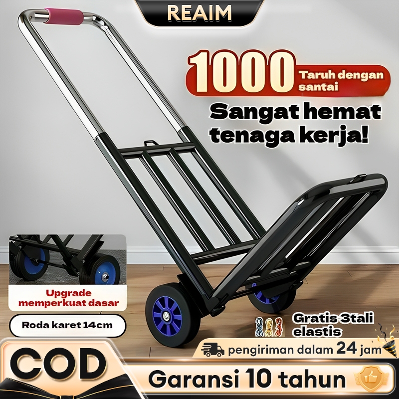 Jual Reaim Trolley Lipat Troly Lipat Besi Galon Silent Wheel Troli ...