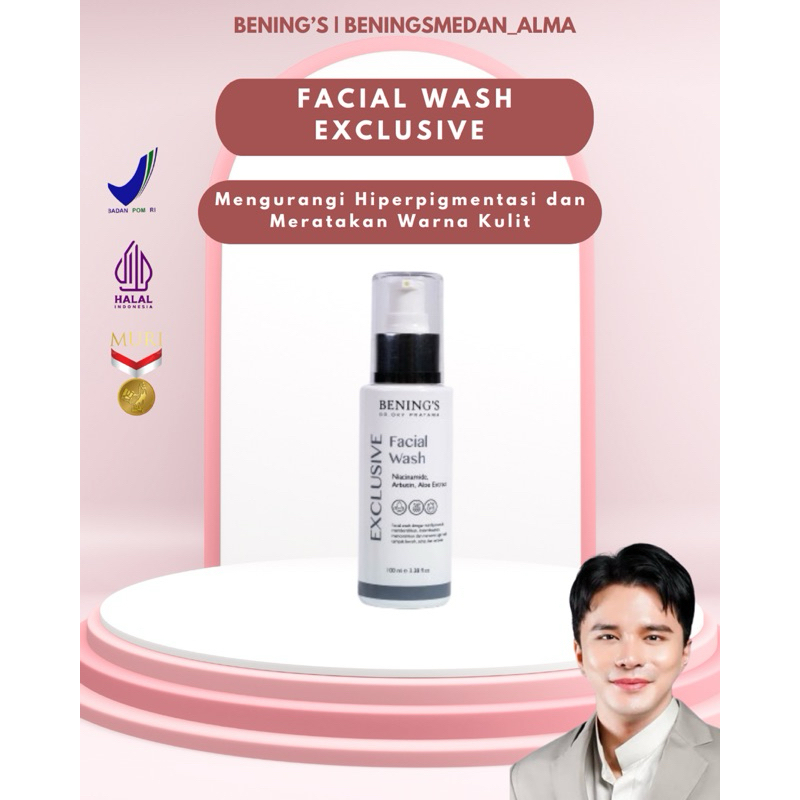 Jual FACIAL WASH BENINGS EXCLUSIVE NEW PACKAGING BY DR OKY PRATAMA ...