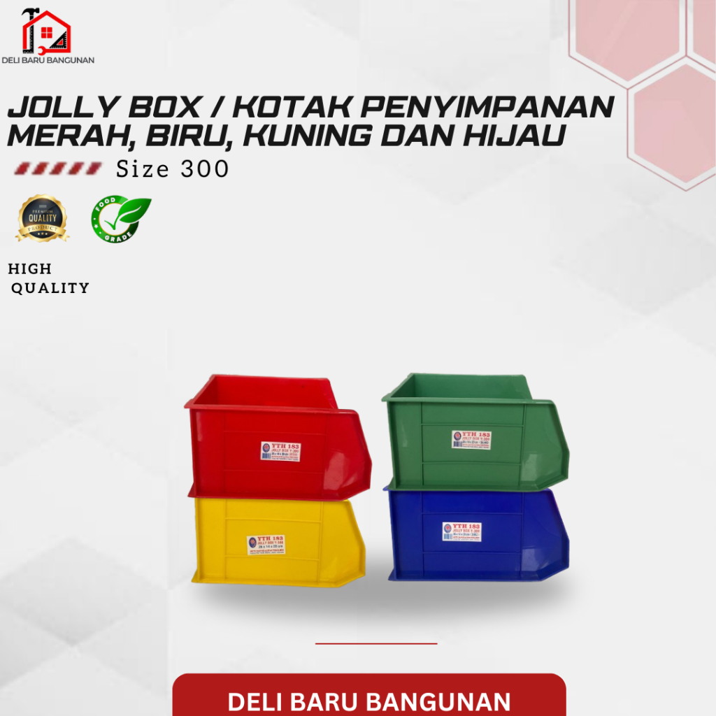 Jual Jolly box ukuran Y300-BOX SPAREPART-BOX PERKAKAS/RUMAH (SATUAN ...