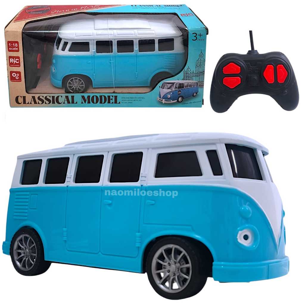 Jual RC CAR MOBIL VAN VW COMBI Volkswagen RC bus klasik Mainan bus ...