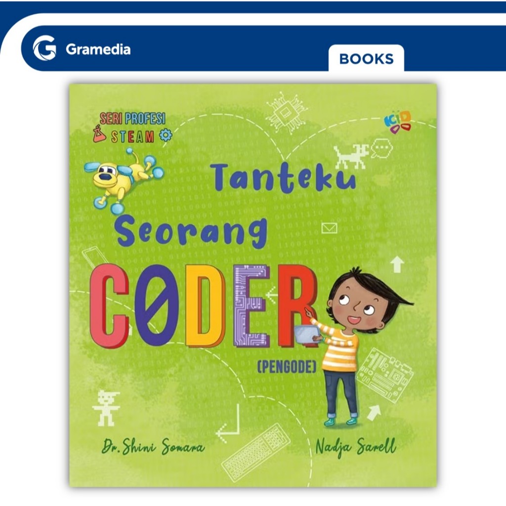 Jual Gramedia GTC- Seri Profesi STEAM Tanteku Seorang Coder (Dr. Shini ...