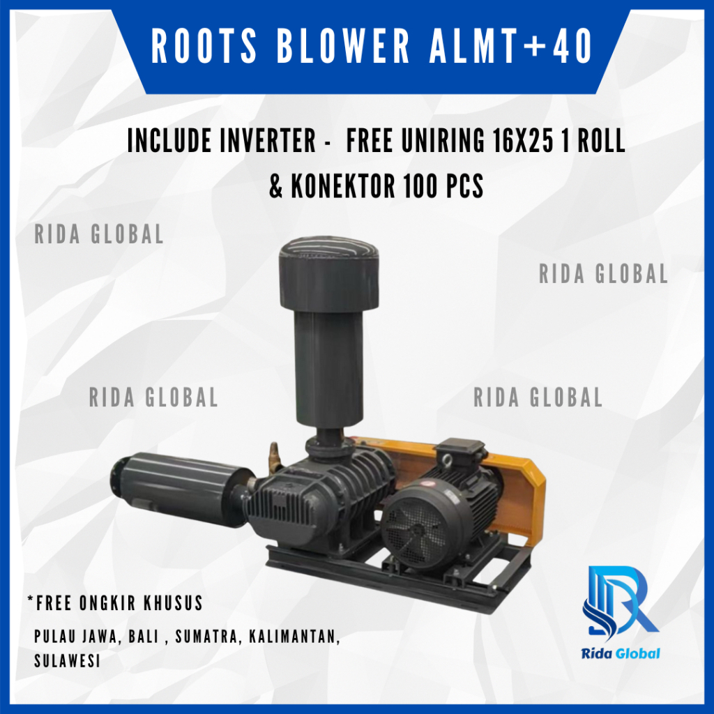 Jual Mesin Aerator Roots Blower AirMMax ALMT+40 | Shopee Indonesia
