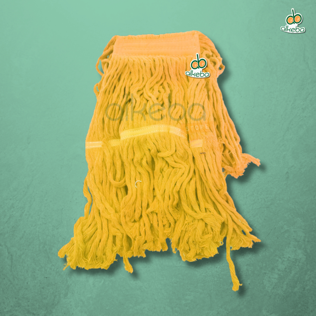 Jual Kain Refill Mop pel Warna Kuning isi Ulang Mop Pel | Shopee Indonesia