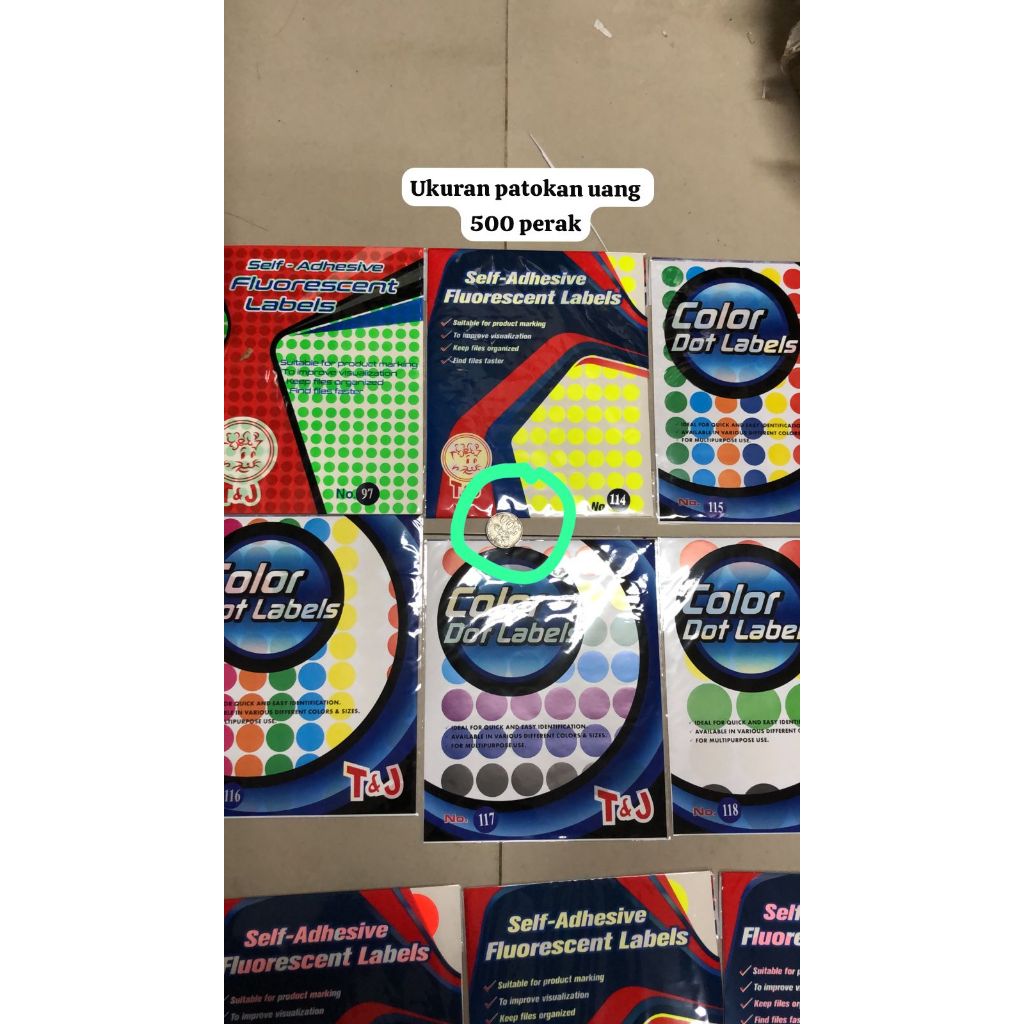 Jual label tom and jerry bulat warna no 97 / 114 / 115 / 116 / 117 ...